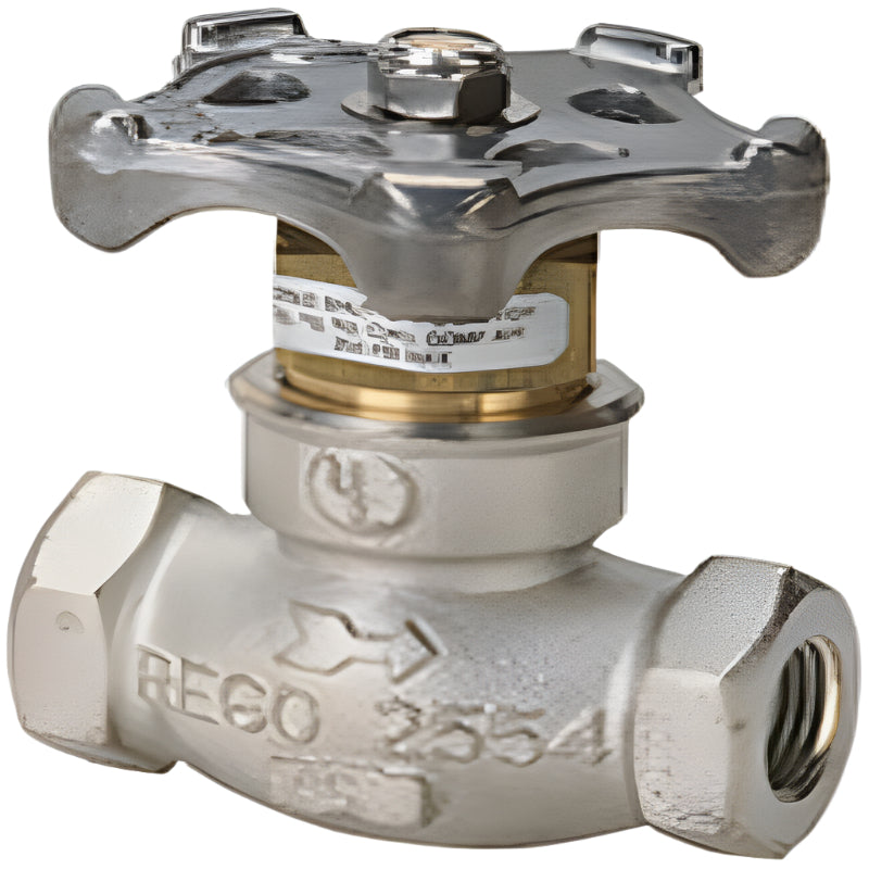 DIAPHRAGM GLOBE VALVE 1/2" F.NPT REGO 2554AC