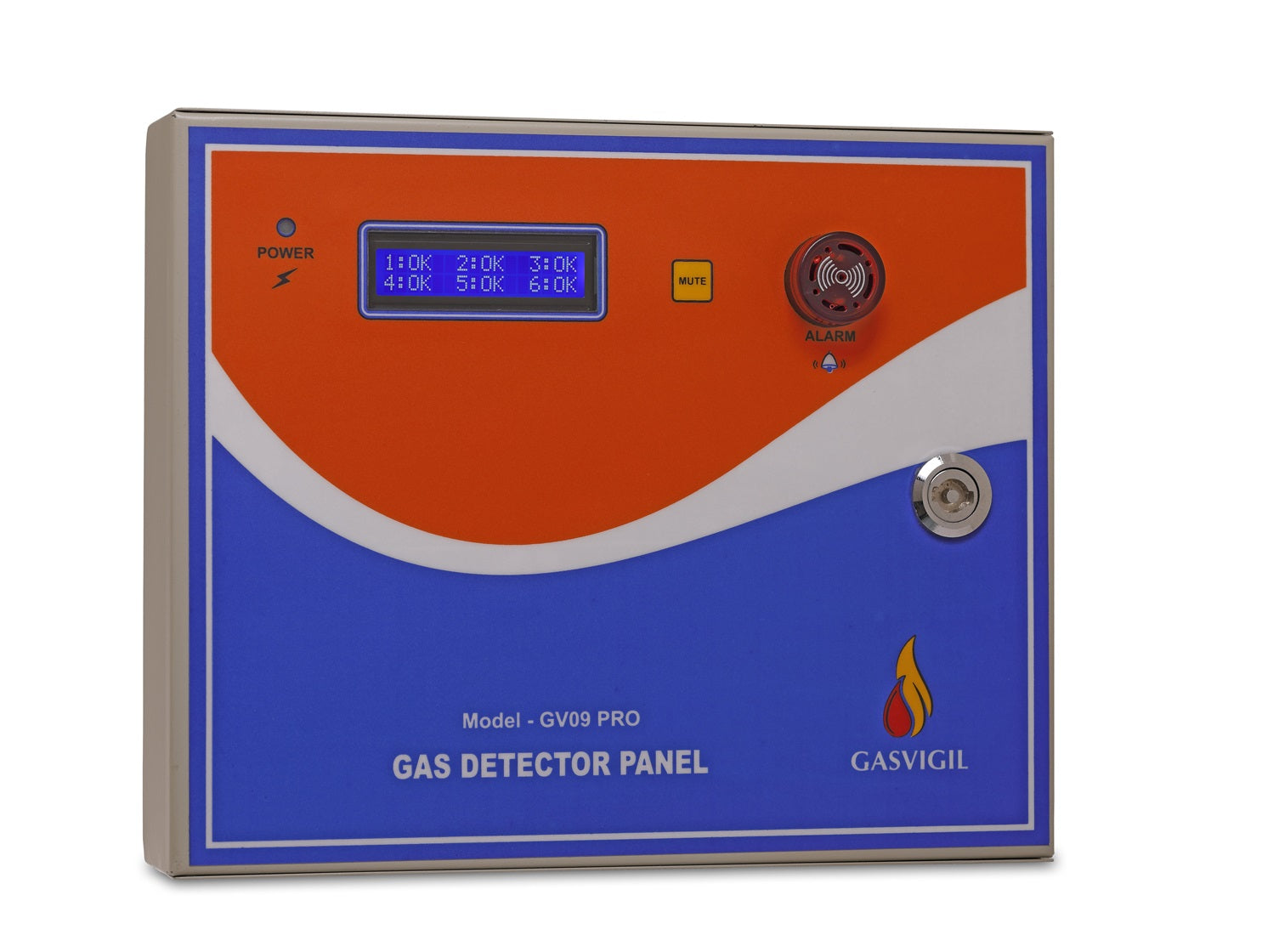 LPG Gas Monitoring Panel GV09PRO | GasVigil Safety System