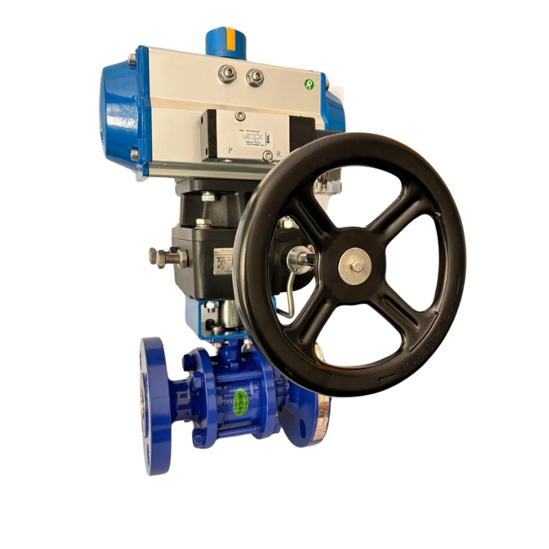 ROV Tork 1-1/4" Flanged CS Ball Valve #300 Assembly